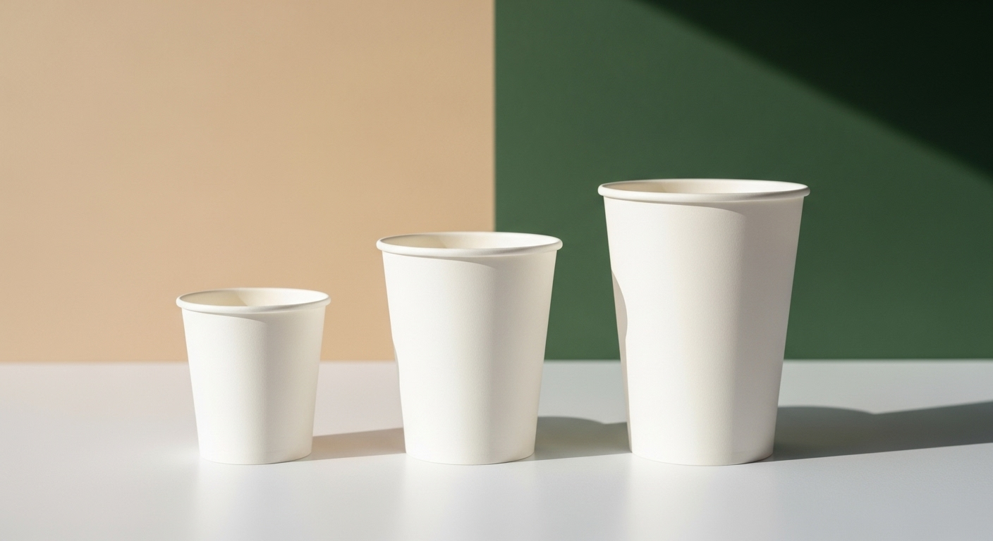 Ajaweed Packaging - High Quality Cardboard Cups 4oz 8oz 12oz | UAE
